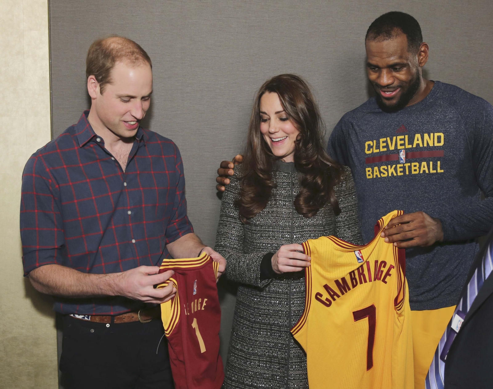 William And Kate Meet Basketball Royalty Lebron James