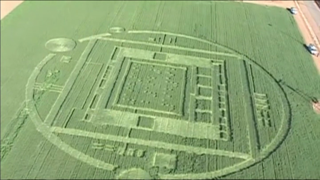 Giant Crop Circles Appear on California Farm | IBTimes UK