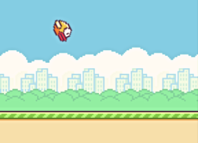 Flappy Bird White Background