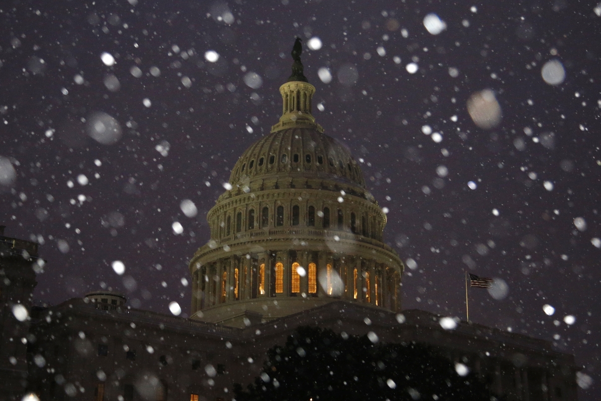 Giant Snow Storm Hits US East Coast | IBTimes UK