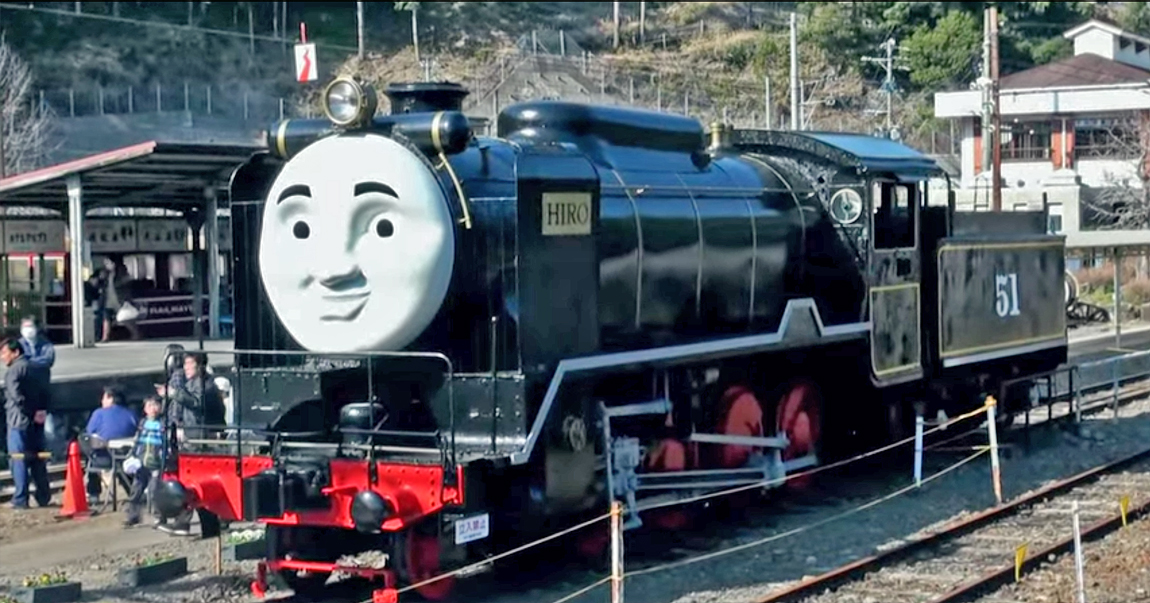 Japan: Life-Sized Thomas The Tank Engine Steam Train to Run This Summer