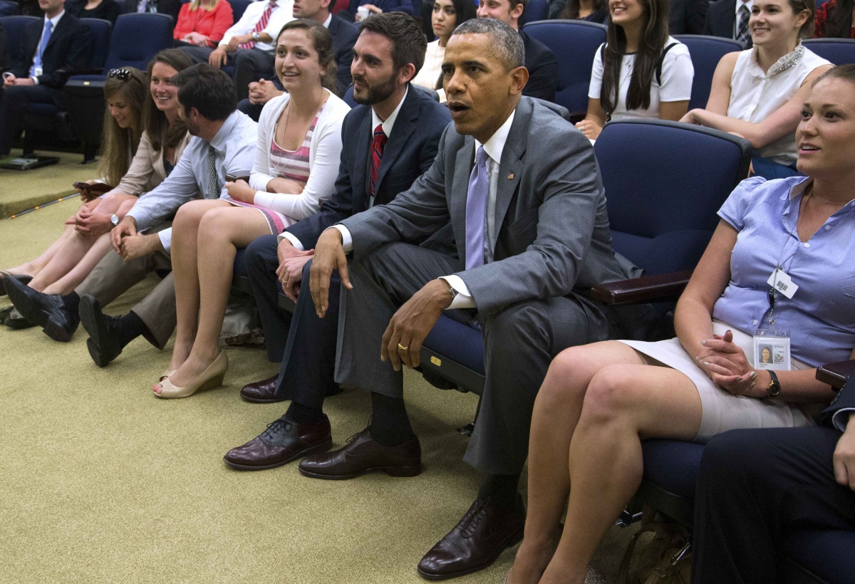 Great Footage of Obama Cheering on USA World Cup Team | IBTimes UK