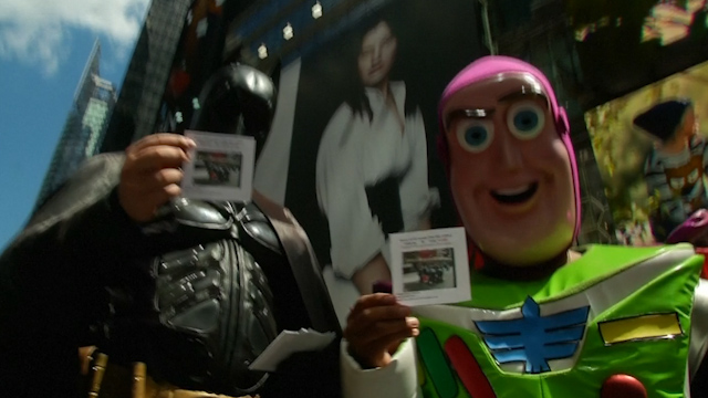 Times Square's Costumed Characters Unite to Fight Bad Press | IBTimes UK