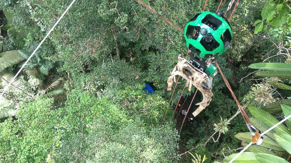 Google Street View extends to zip lines through the Amazon rainforest ...