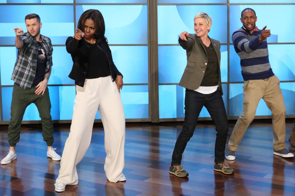 Michelle Obama hits the dance floor on Ellen | IBTimes UK