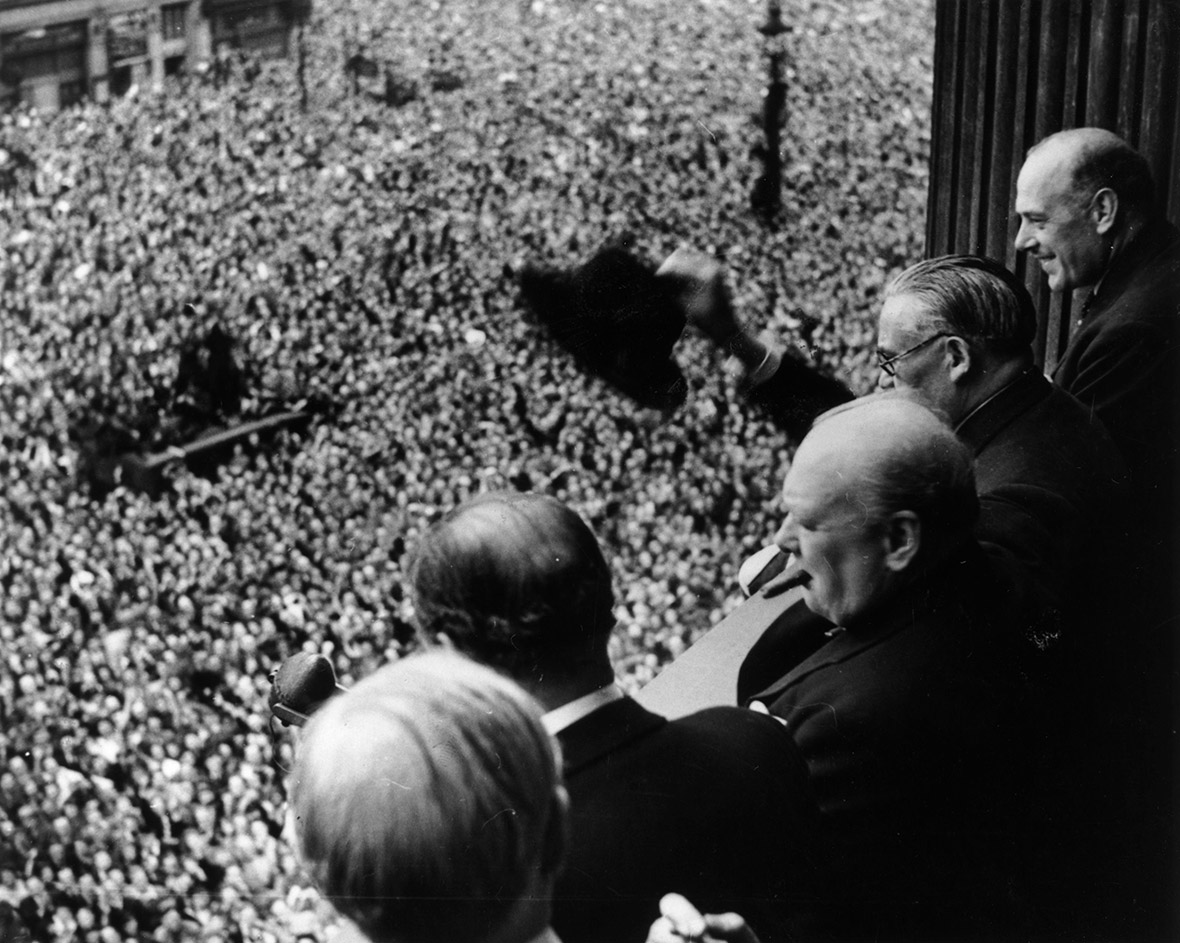 Winston Churchill's 1945 Victory in Europe Day speech in full