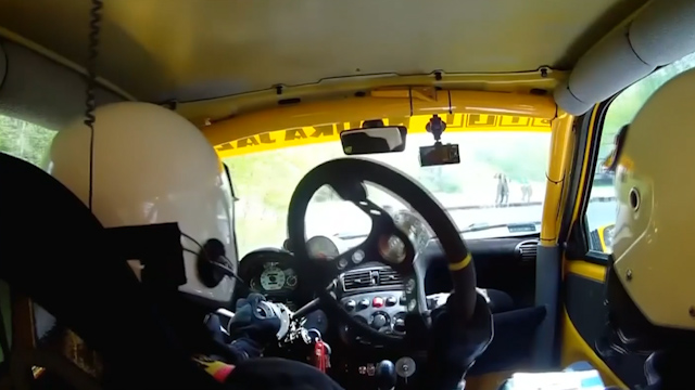 Poland: Heroic racing driver keeps going when steering wheel falls off ...