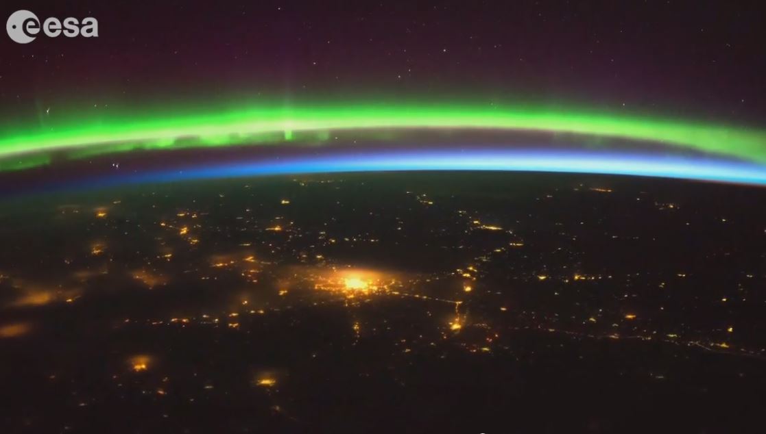 Aurora borealis seen from space in incredible timelapse video | IBTimes UK
