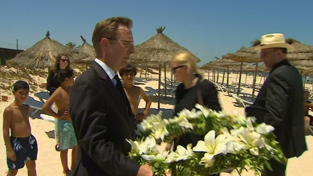 Sousse massacre: UK ambassador to Tunisia Hamish Cowell pays respects ...