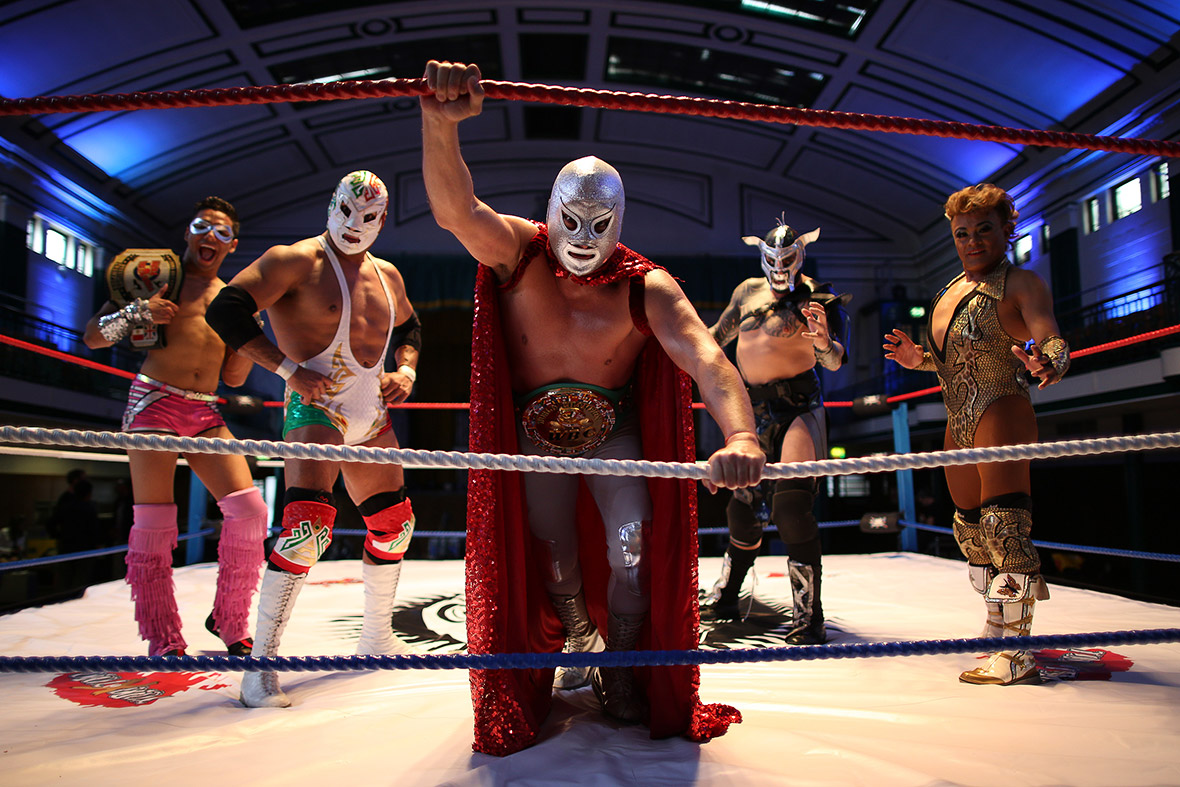 Lucha libre: Flamboyant masked Mexican wrestlers perform in London [Photos]