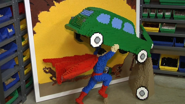 San Diego Comic-Con: Artist remakes DC Comics classics in LEGO form ...