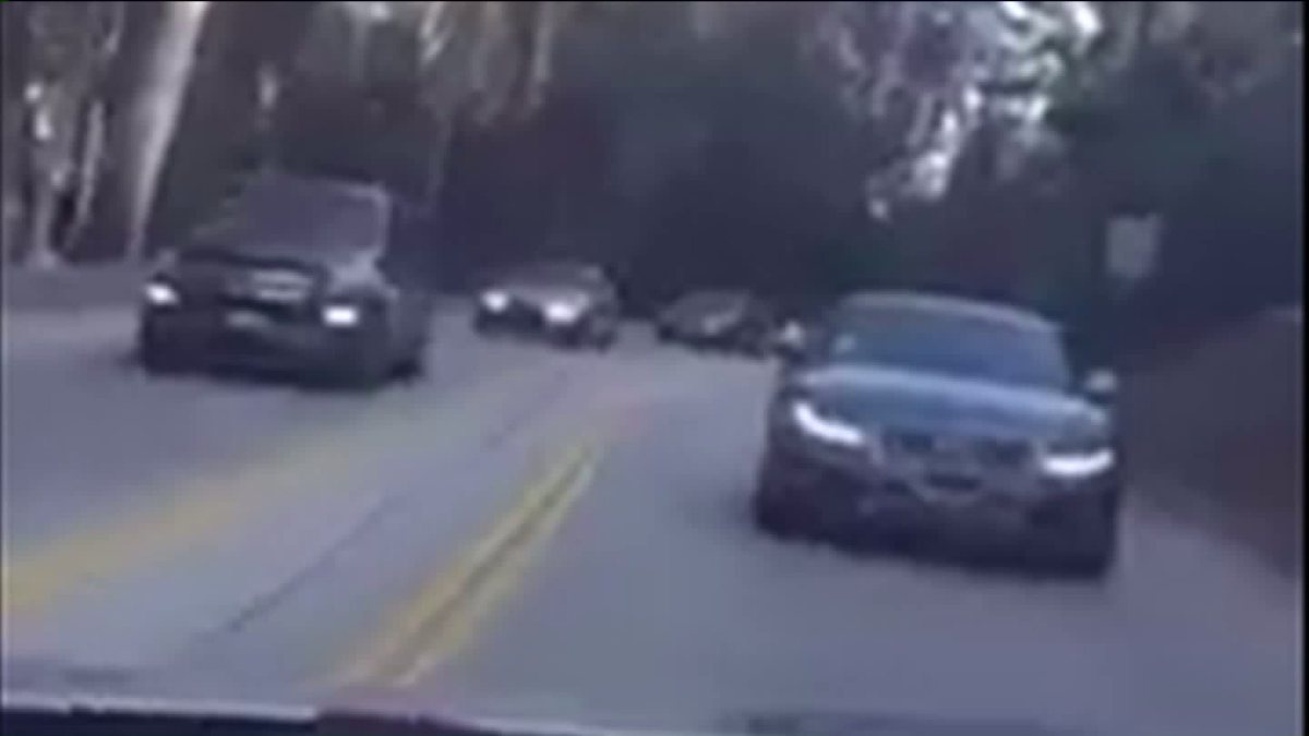LA: Man filmed driving Audi backwards through heavy traffic