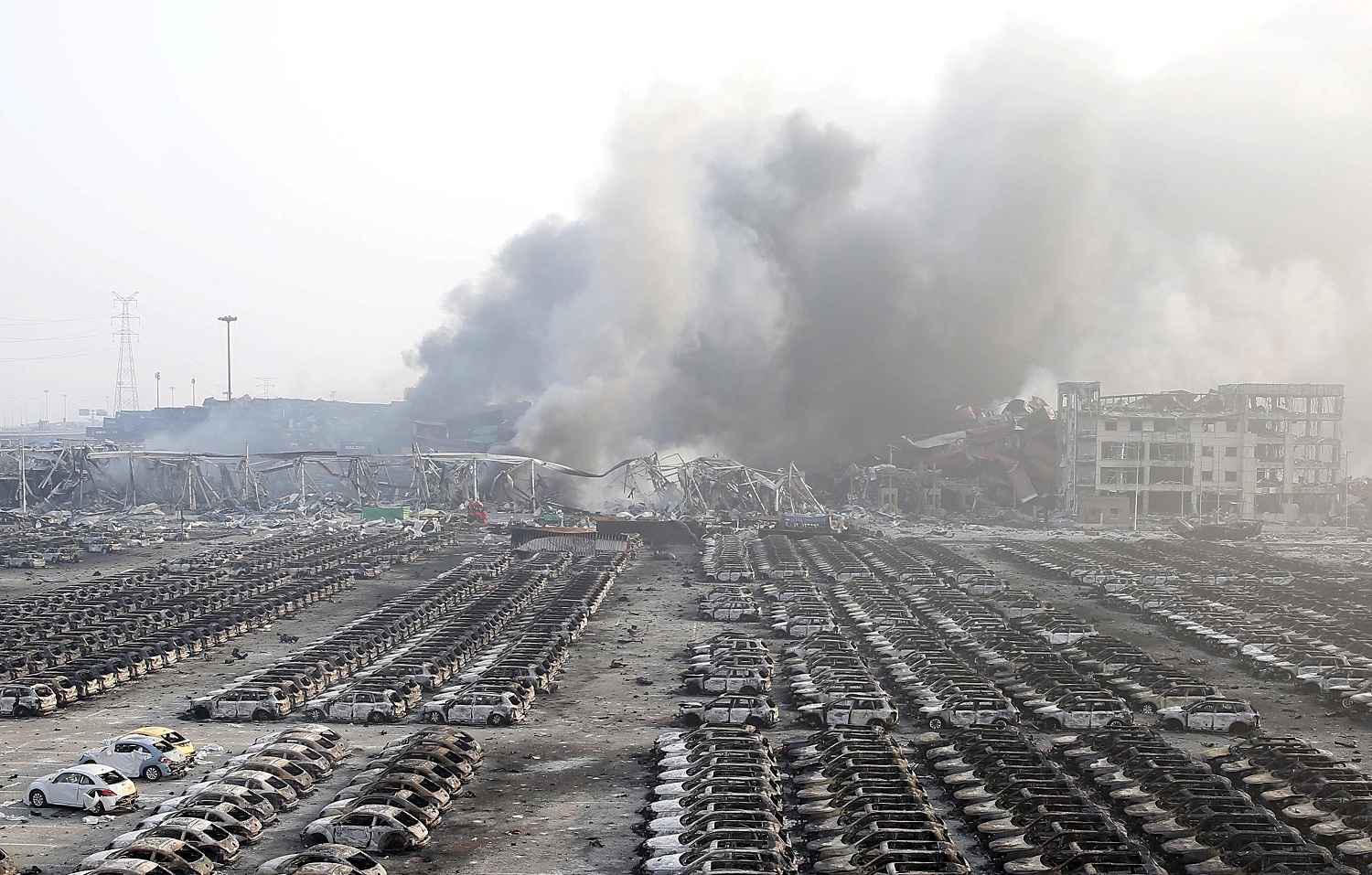 China: Explosion in Tianjin kills at least 44 and injures 500 as fires ...