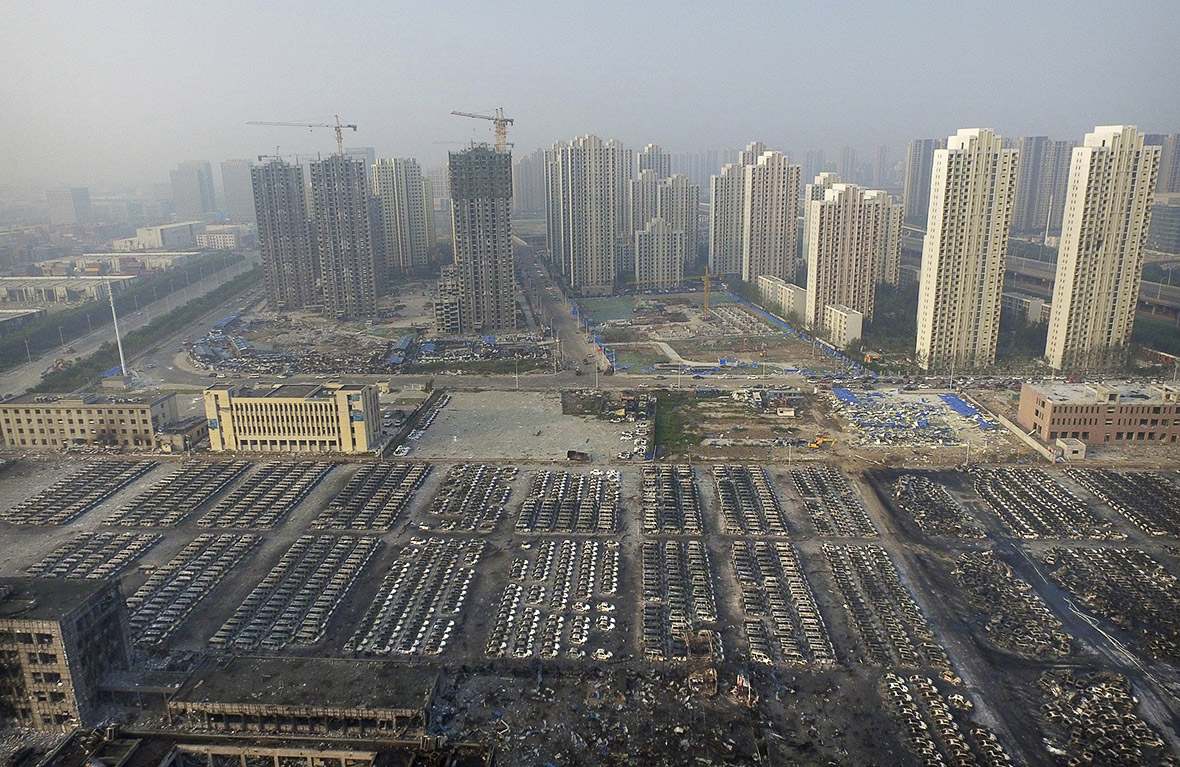 Tianjin explosion: Satellite photos reveal toxic wasteland in Chinese ...