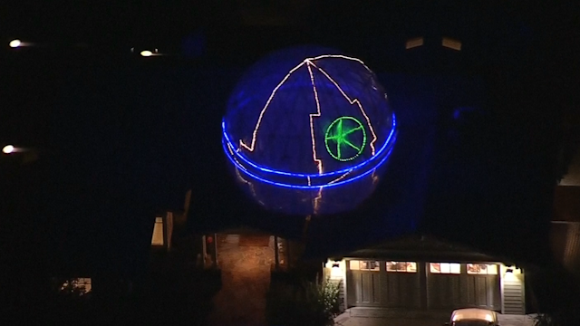 The Force Awakens: Star Wars fan builds 23ft Death Star decoration over ...