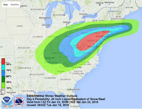 US blizzard watch: Major winter storm expected to hit East Coast ...