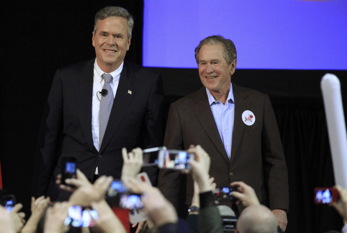 US election 2016: George W Bush endorses brother Jeb for Republican ...