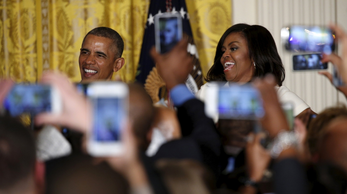 Barack Obama hosts civil rights leaders at the White House to mark ...