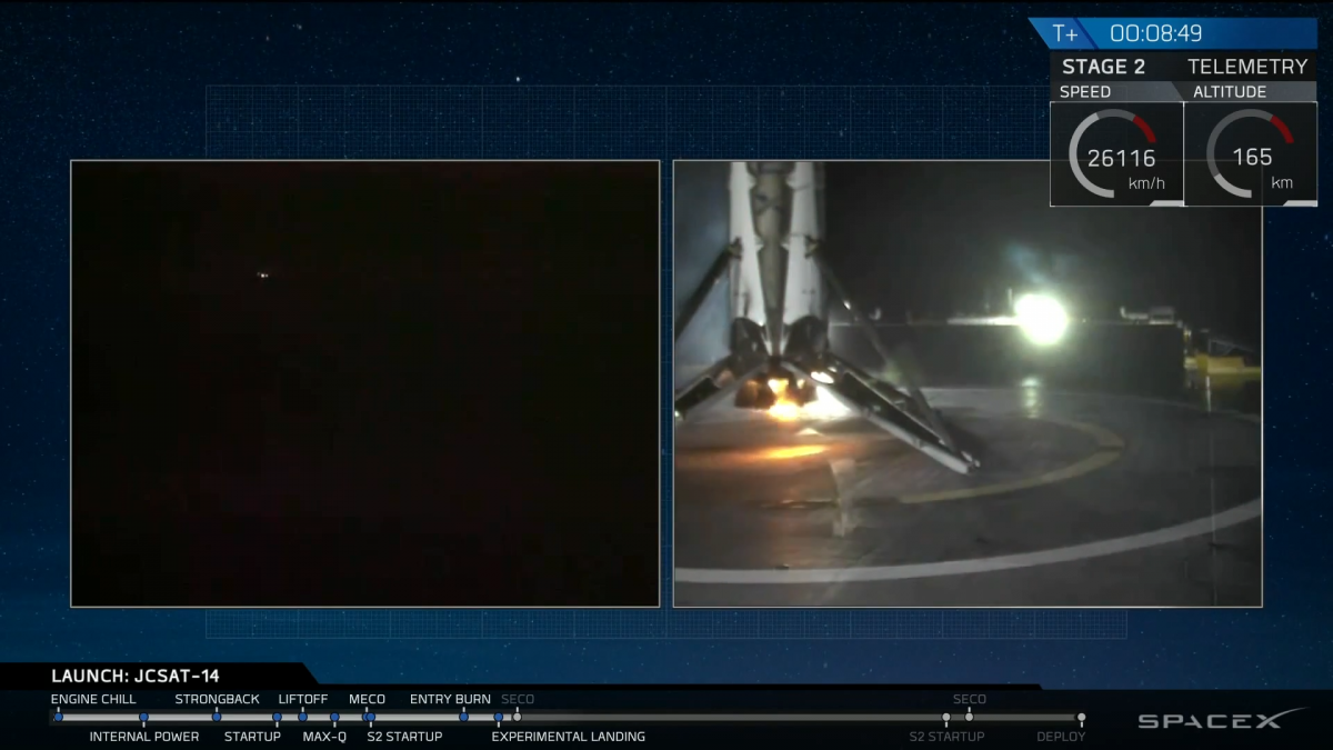 SpaceX successfully lands second rocket at sea | IBTimes UK