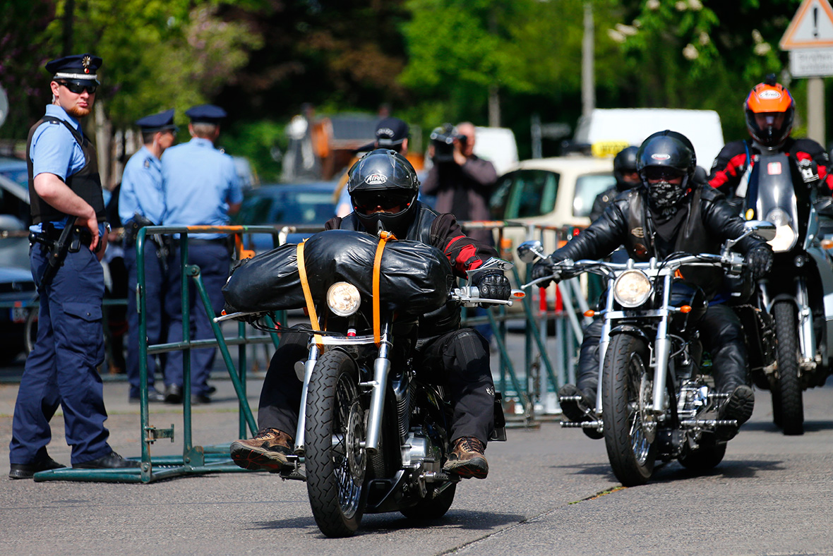 Ultranationalist Russian biker gang Night Wolves celebrate Victory Day ...