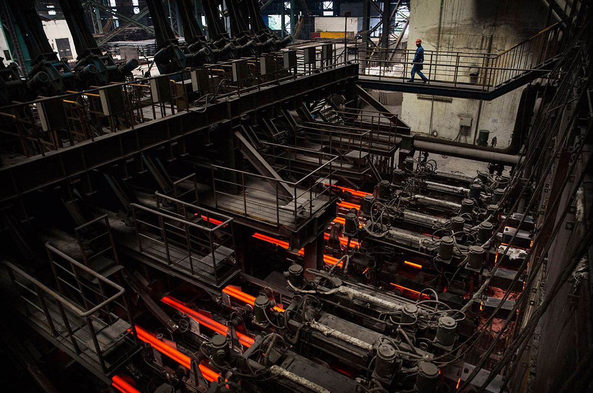 Enter the dragon: Let these fiery photos take you inside a huge steel ...