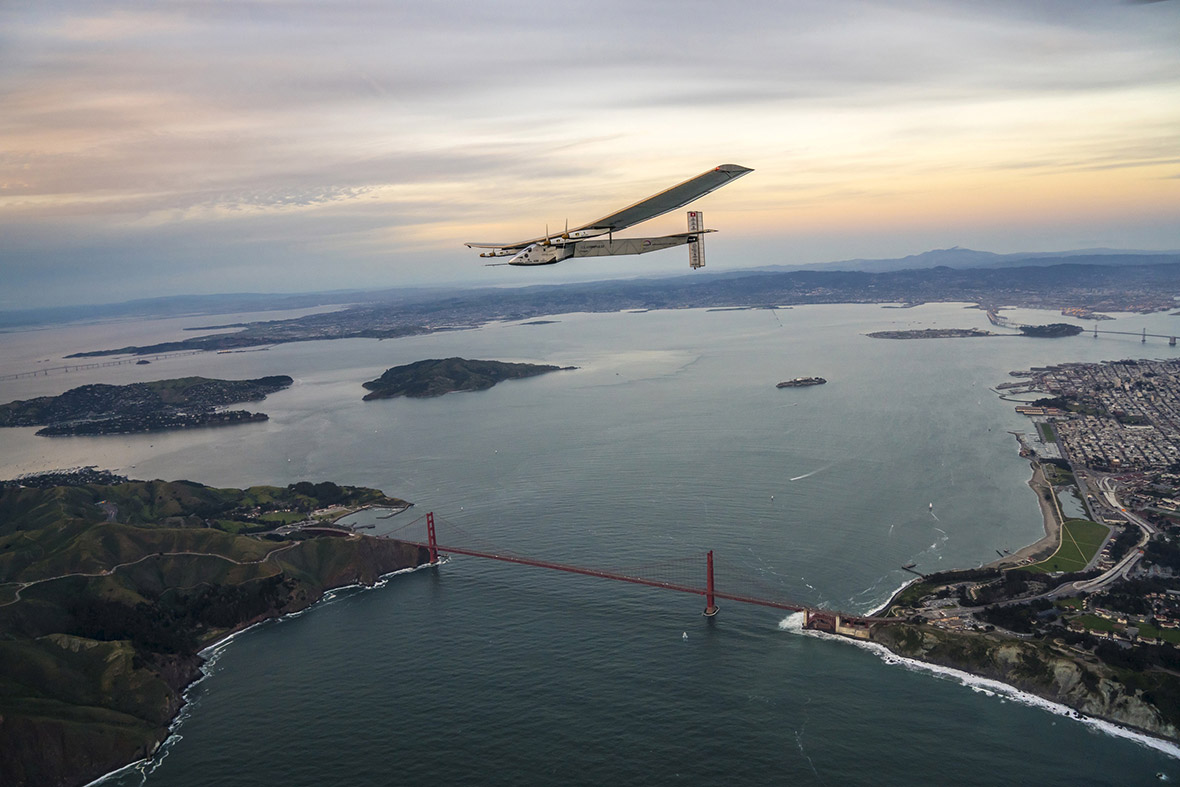 Solar Impulse 2: Photos of solar-powered plane's round-the-world flight