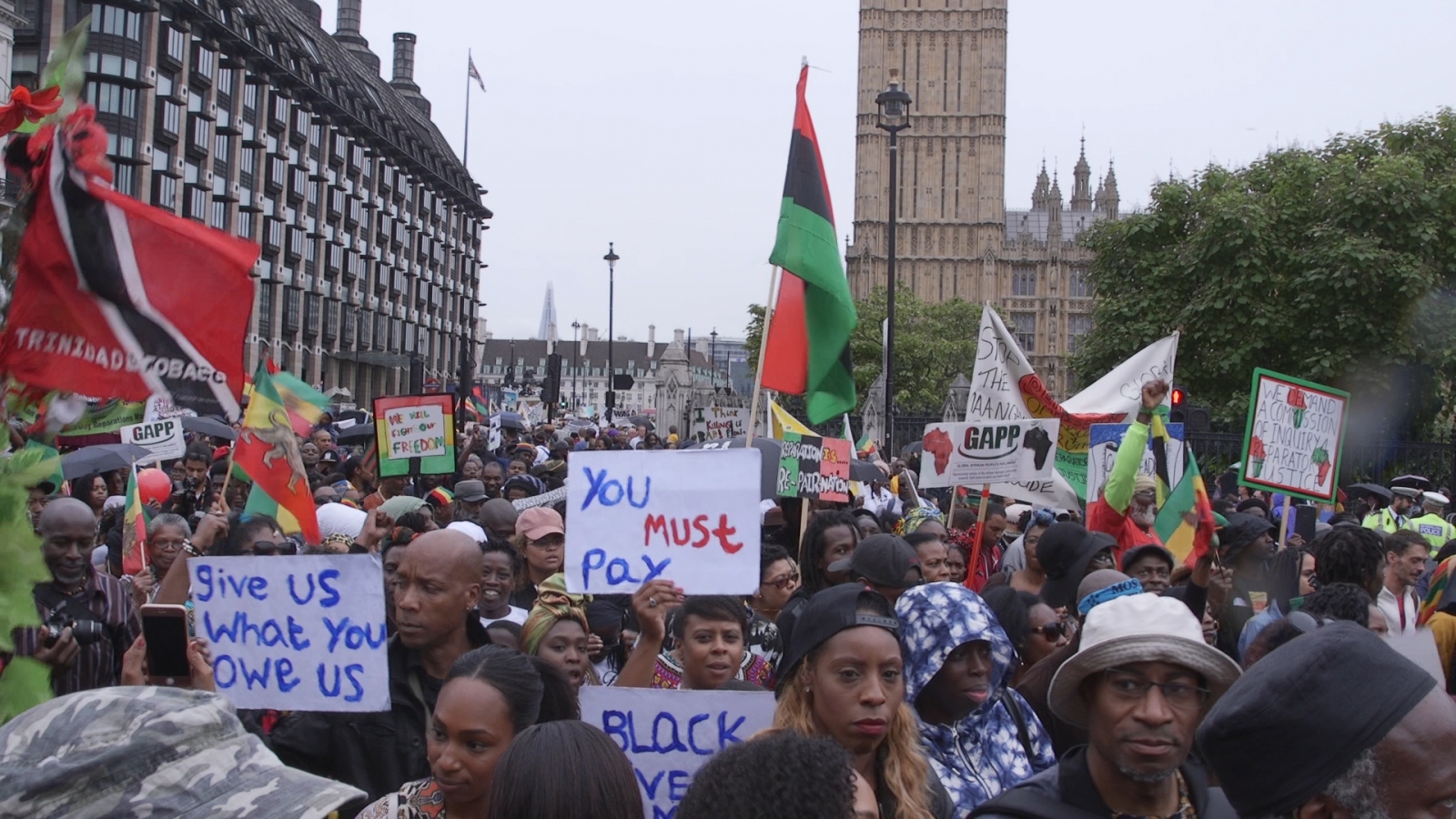Stop the Maangamizi: Hundreds march on parliament to demand African ...