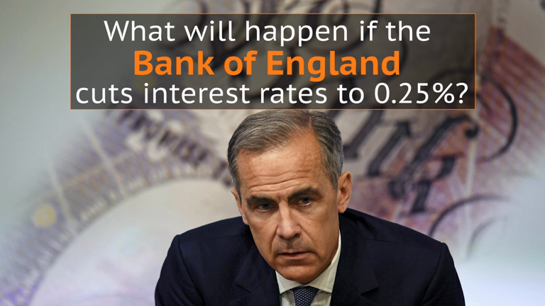 BoE cuts rate to historic low of 0.25% | IBTimes UK