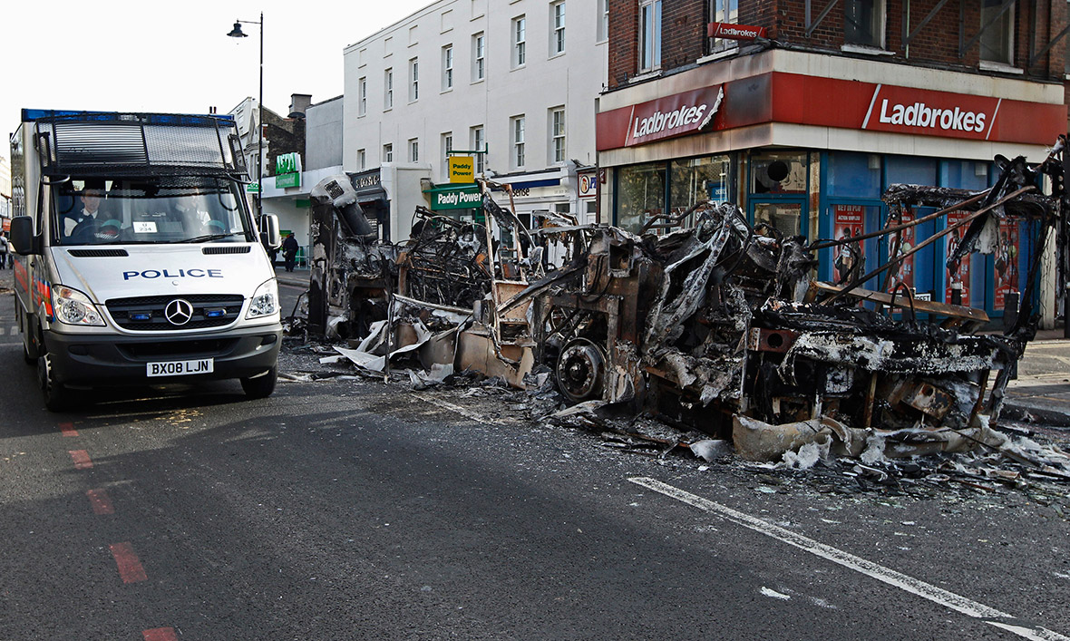 London riots anniversary: Photos of August 2011 looting, arson and violence