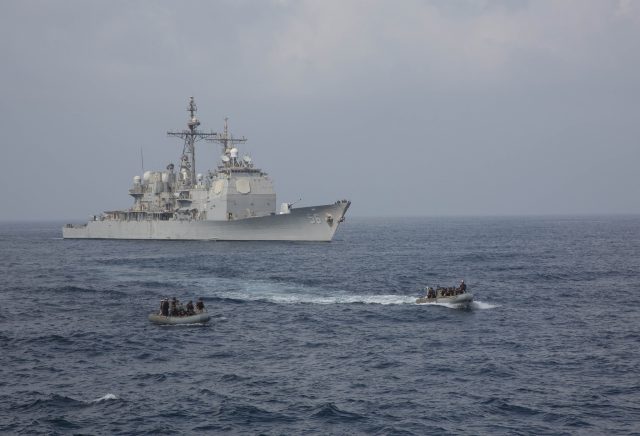 Two missiles fired at US Navy destroyer from rebel-held territory in ...