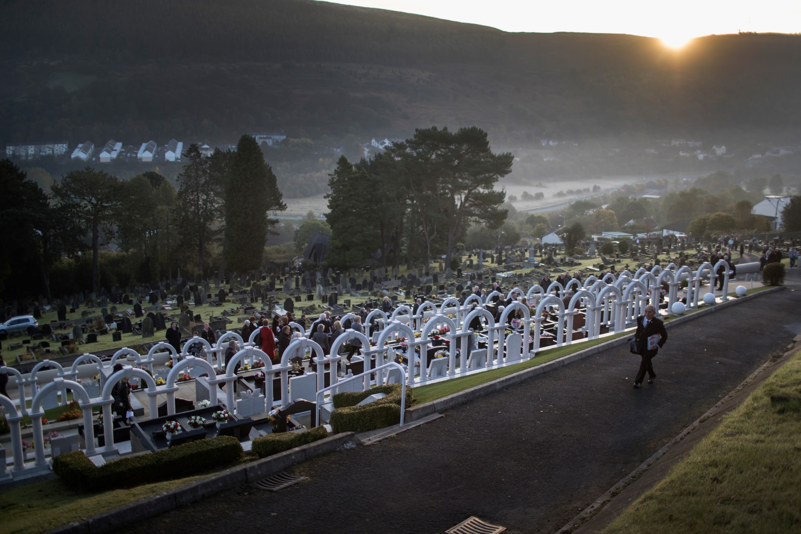 Aberfan 50th Anniversary Minutes Silent Held In Wales For Victims Of