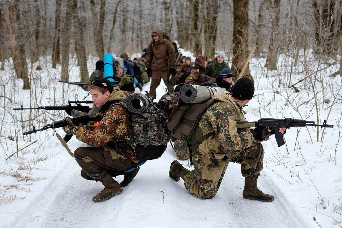 Russian children are moulded into soldiers at the General Yermolov ...
