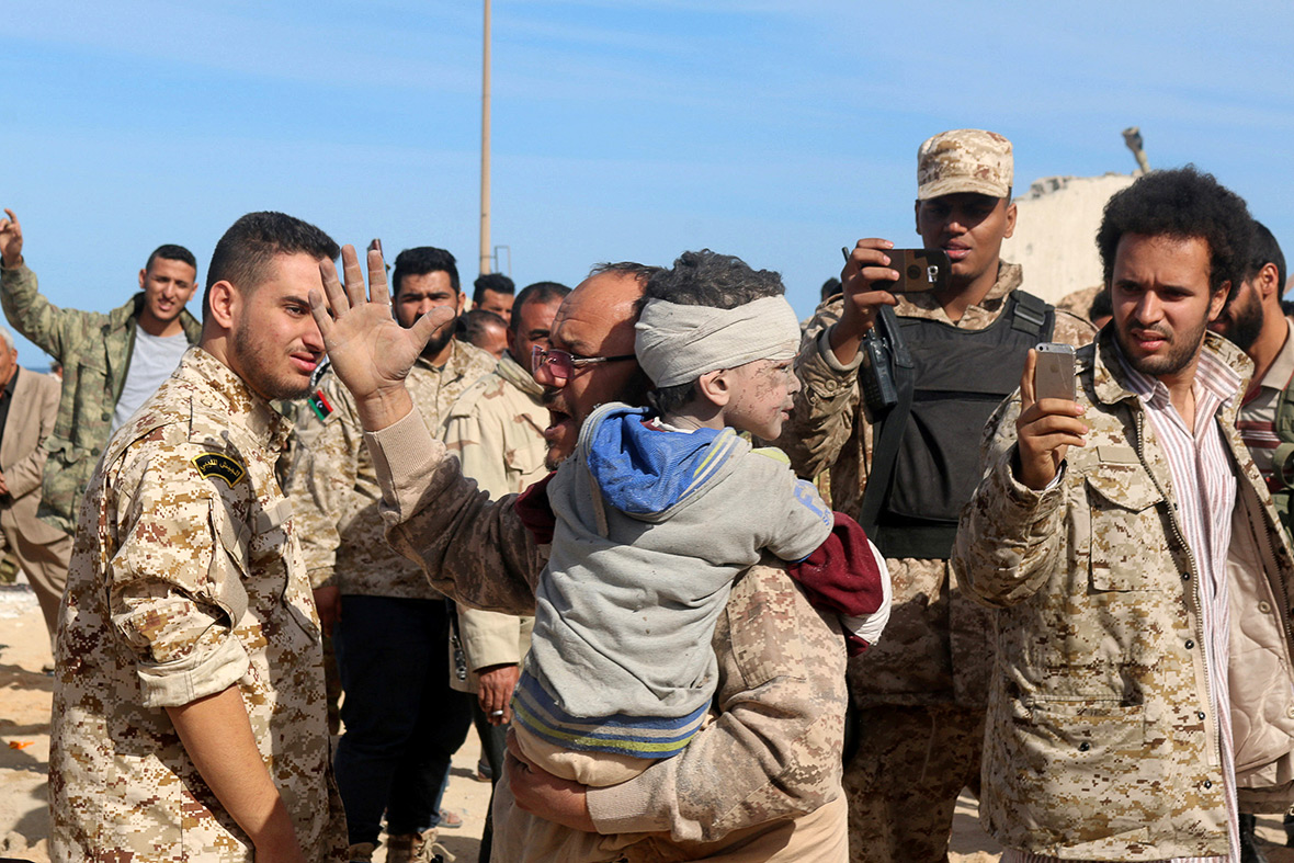 Libya: Women and children held captive by Isis are released as Sirte is ...