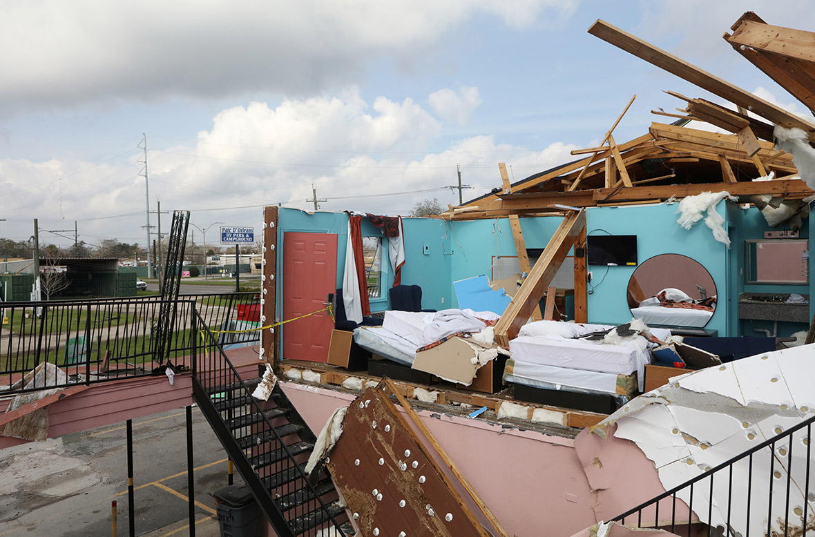 Scenes Of Devastation After Tornado Half A Mile Wide Tears Through New