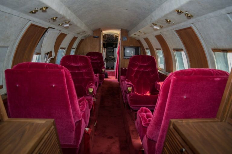 Elvis Presley's abandoned Lockheed private jet up for auction: See photos