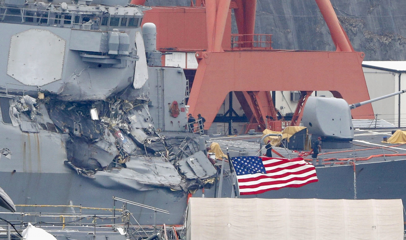 USS Fitzgerald sailors found dead in flooded compartments of the ...