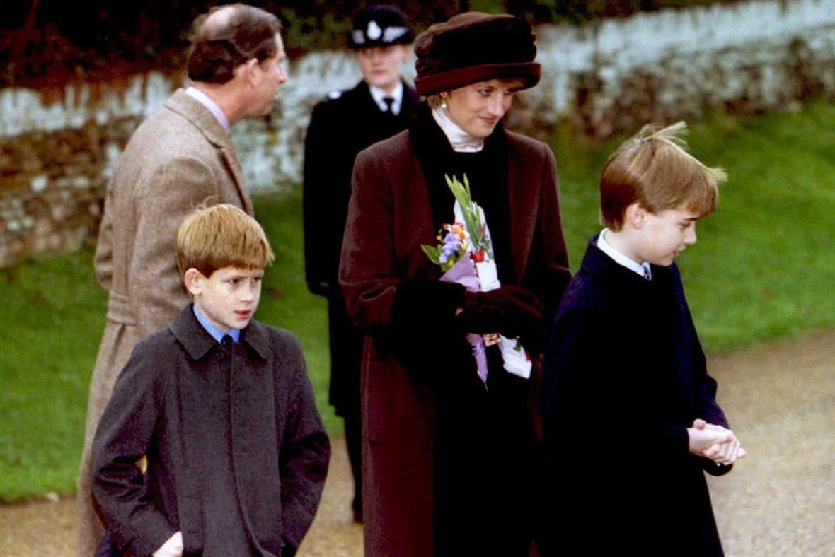 Lovely Photos Of Princess Diana With Her Sons Princes William And Harry