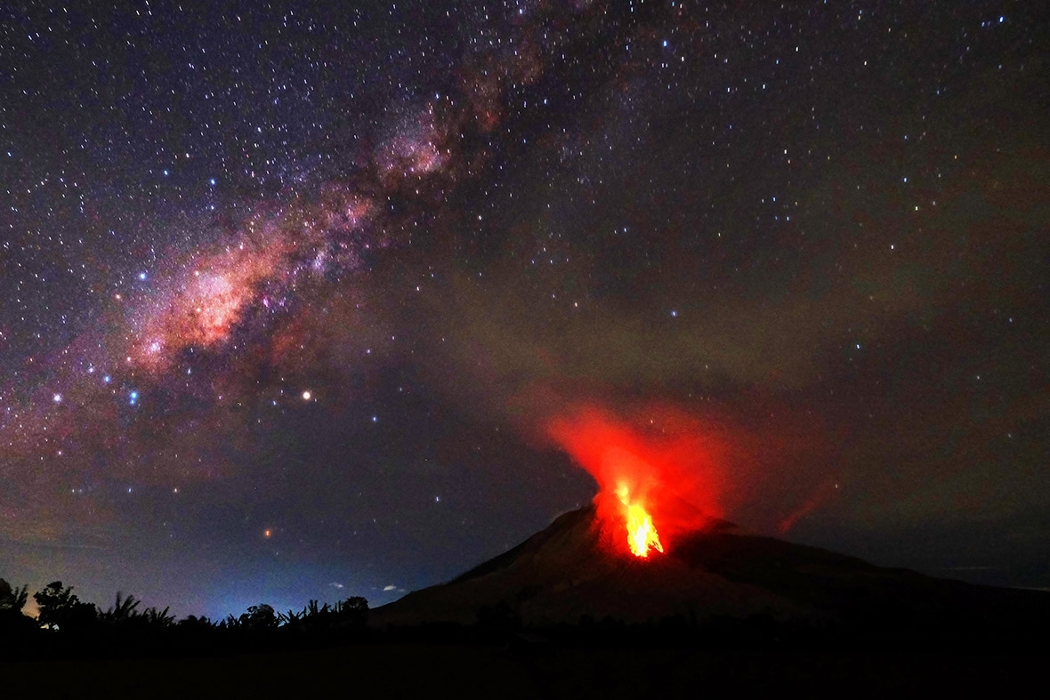 Land of smoke and ash: Photos of Mount Sinabung volcano erupting