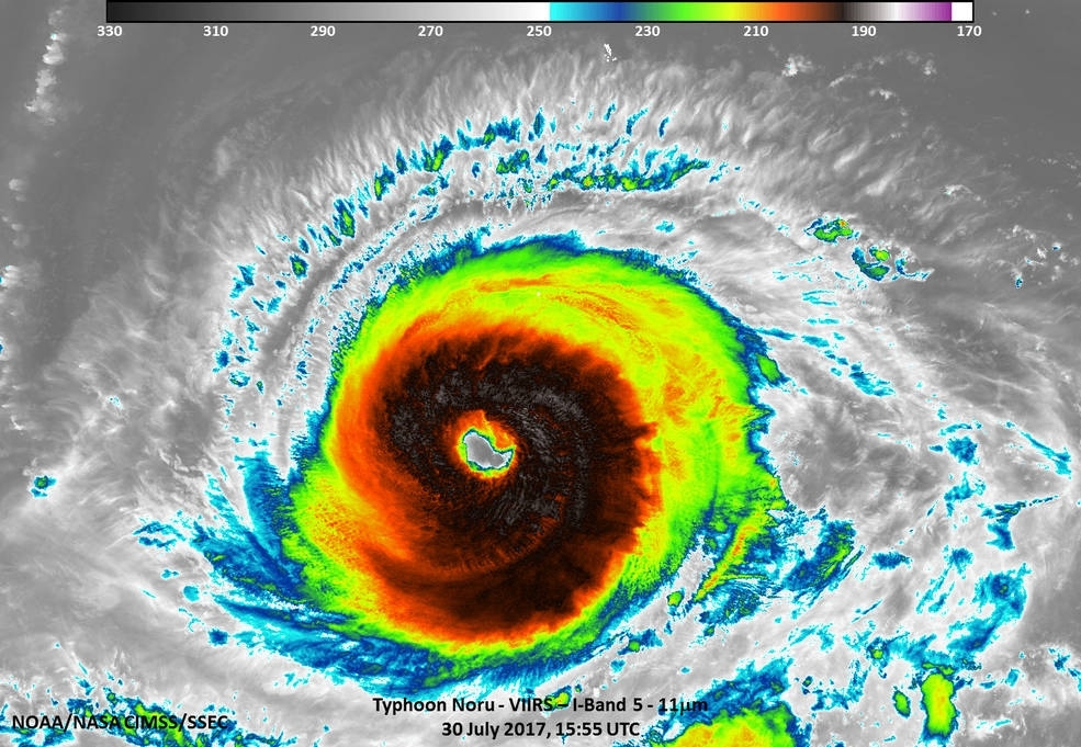Super Typhoon Noru: This is what one of Earth's most powerful storm looks like from space