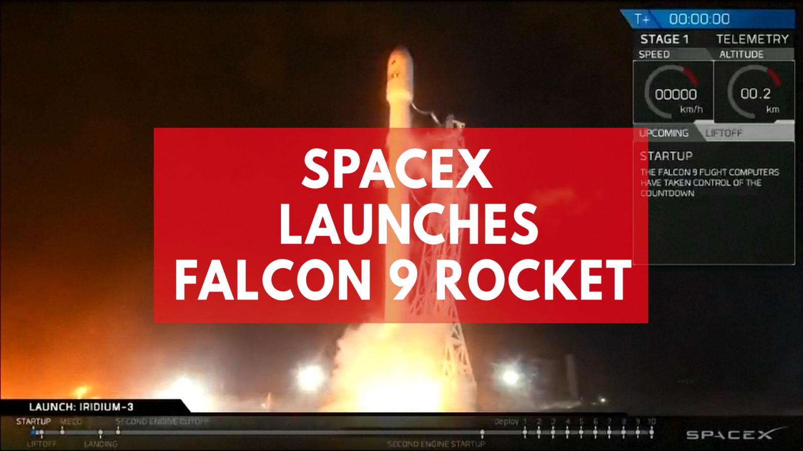 Watch Spacex Successfully Launch 10 More Iridium Satellites Nail The