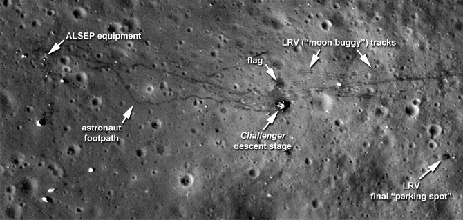 Apollo 17 astronauts took the most epic road trip ever … on the Moon