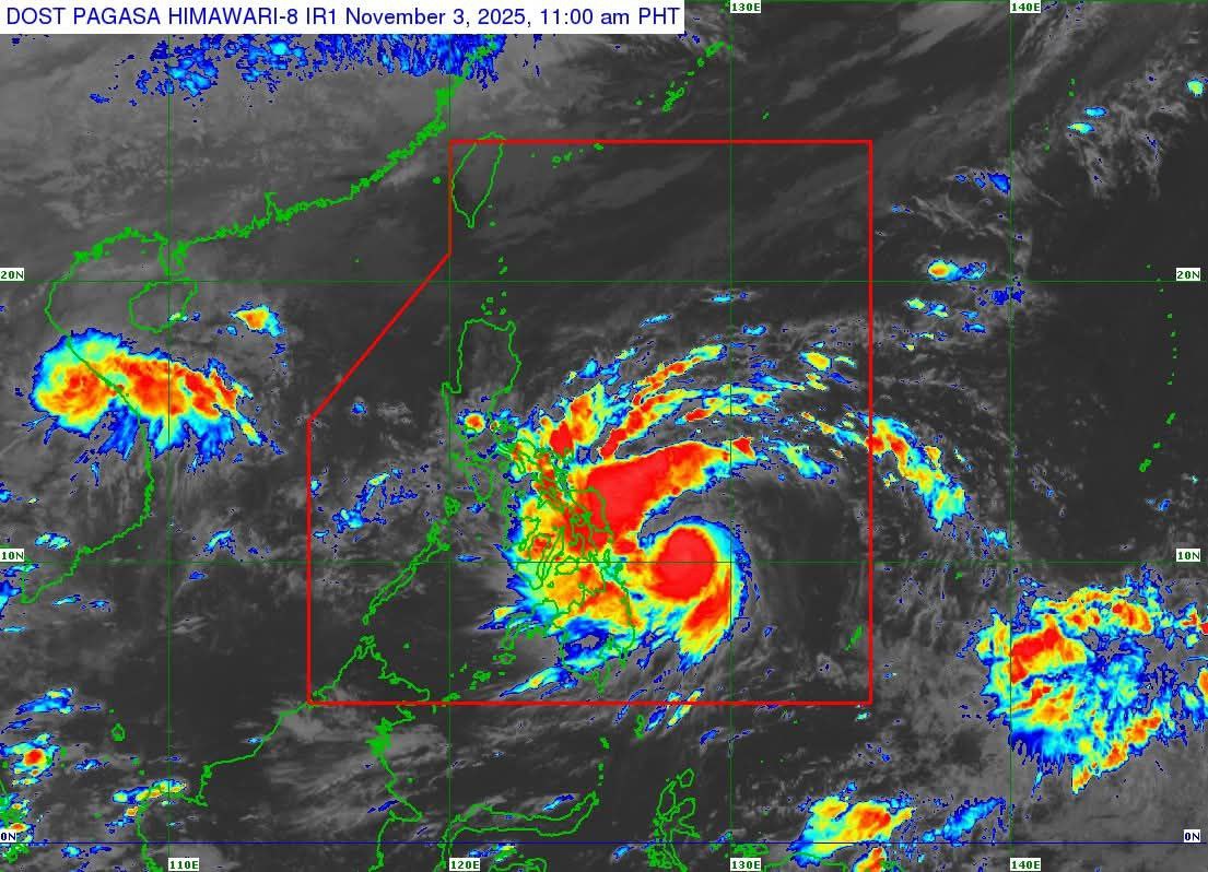 PAGASA Warns Tino May Become Super Typhoon, Visayas Now Under Signal 2 ...