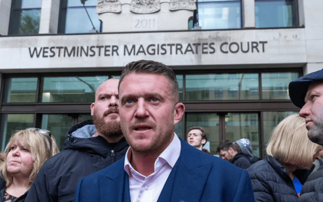 Tommy Robinson Cleared of Terror Charges Over Refused Phone Access ...
