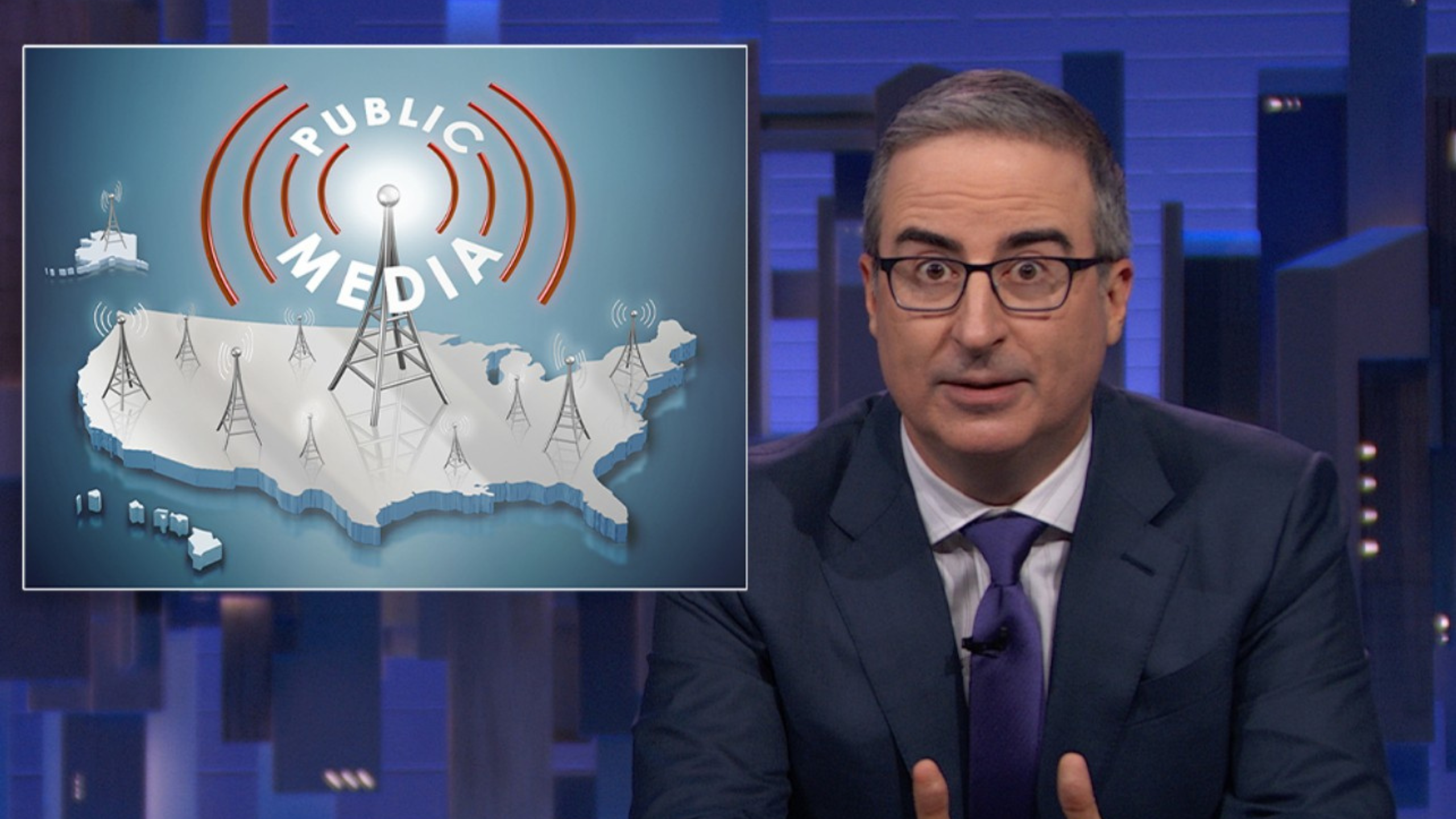 John Oliver Auctions Junk in Fight to Save Public Media Amid 'Stupid ...