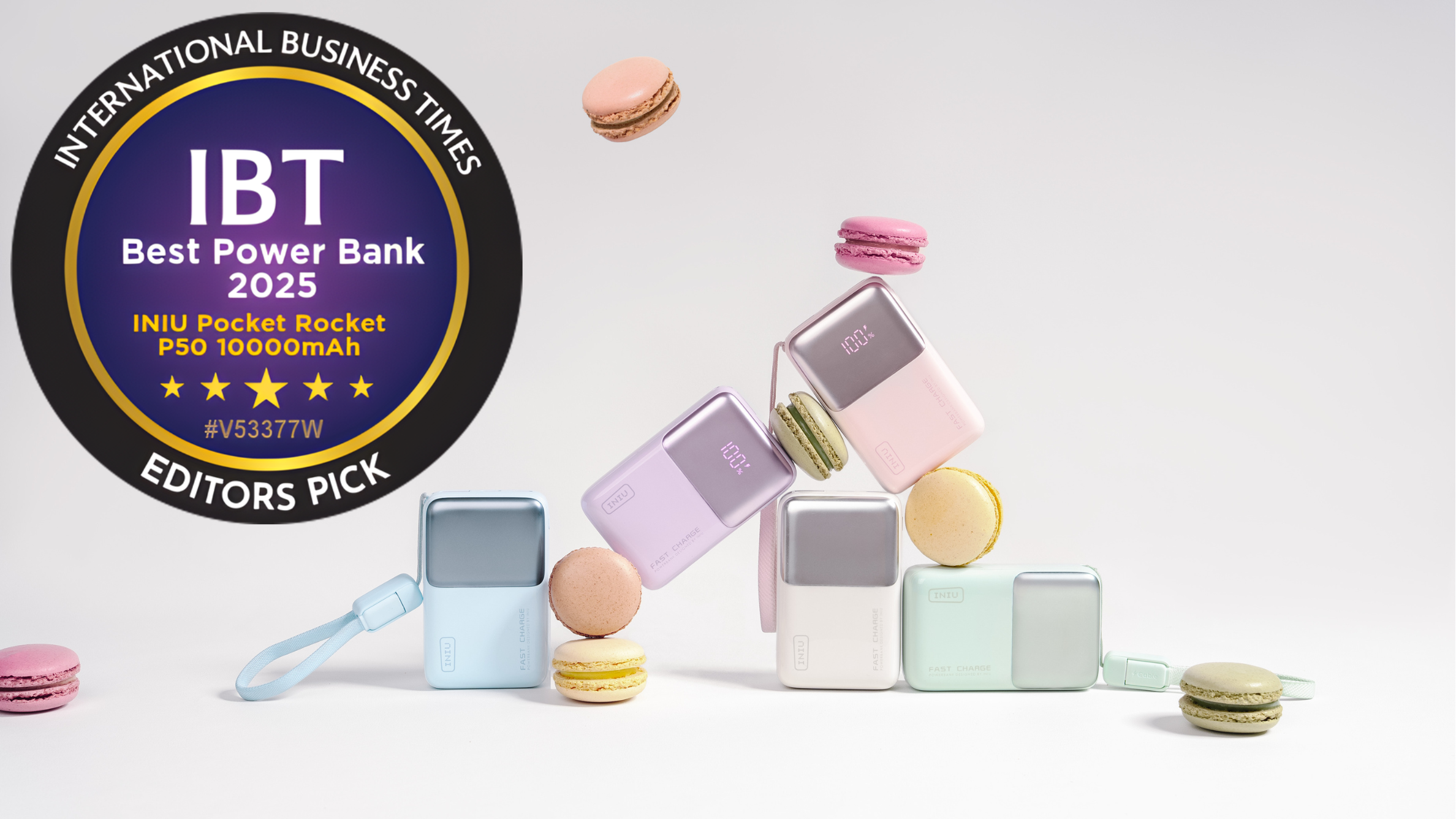 Mini Charger, Mighty Power: INIU Pocket Rocket P50 10000mAh Power Bank ...