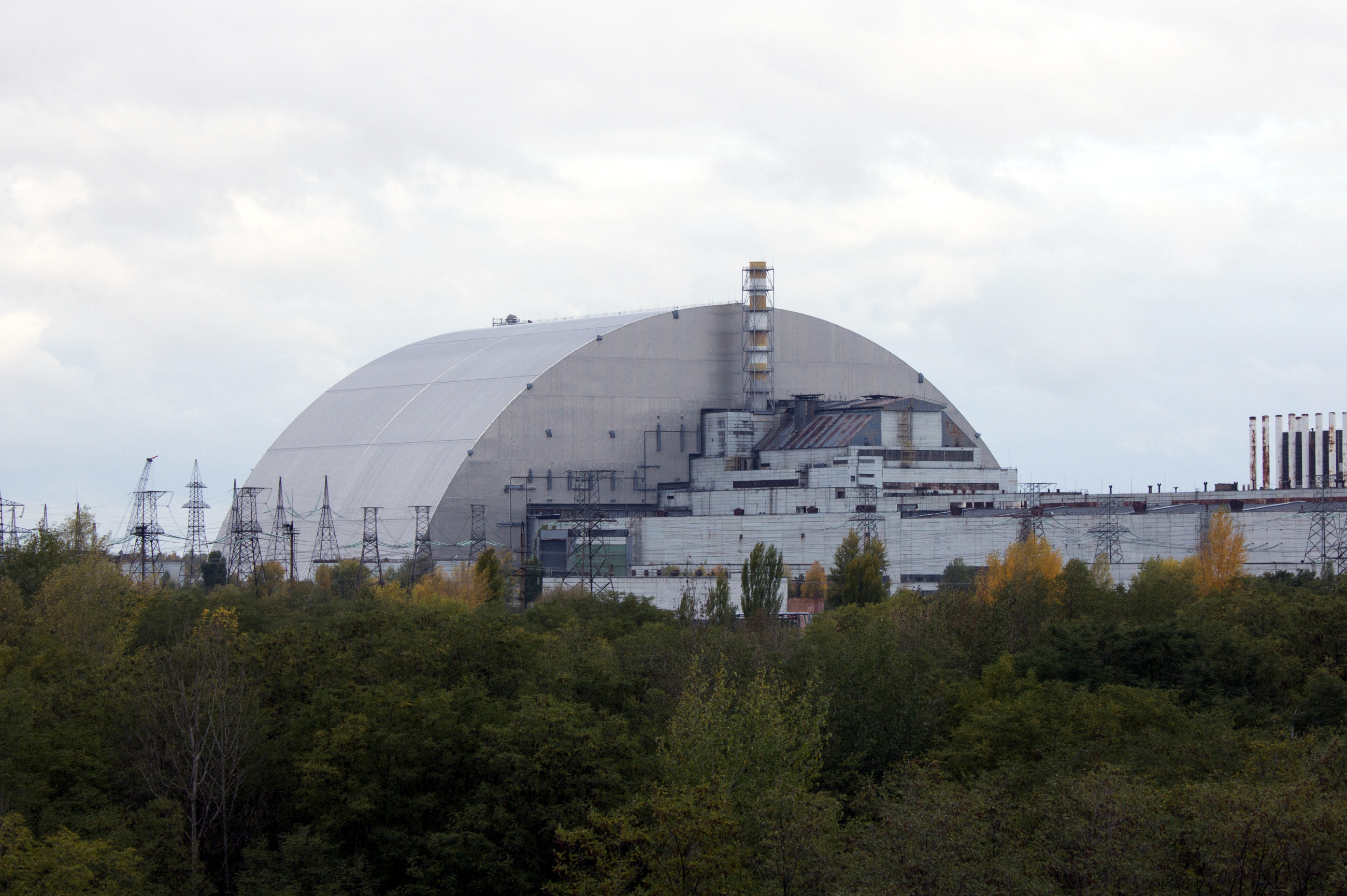 Chernobyl's Radiation Shield Shows Structural Weakness After Drone ...