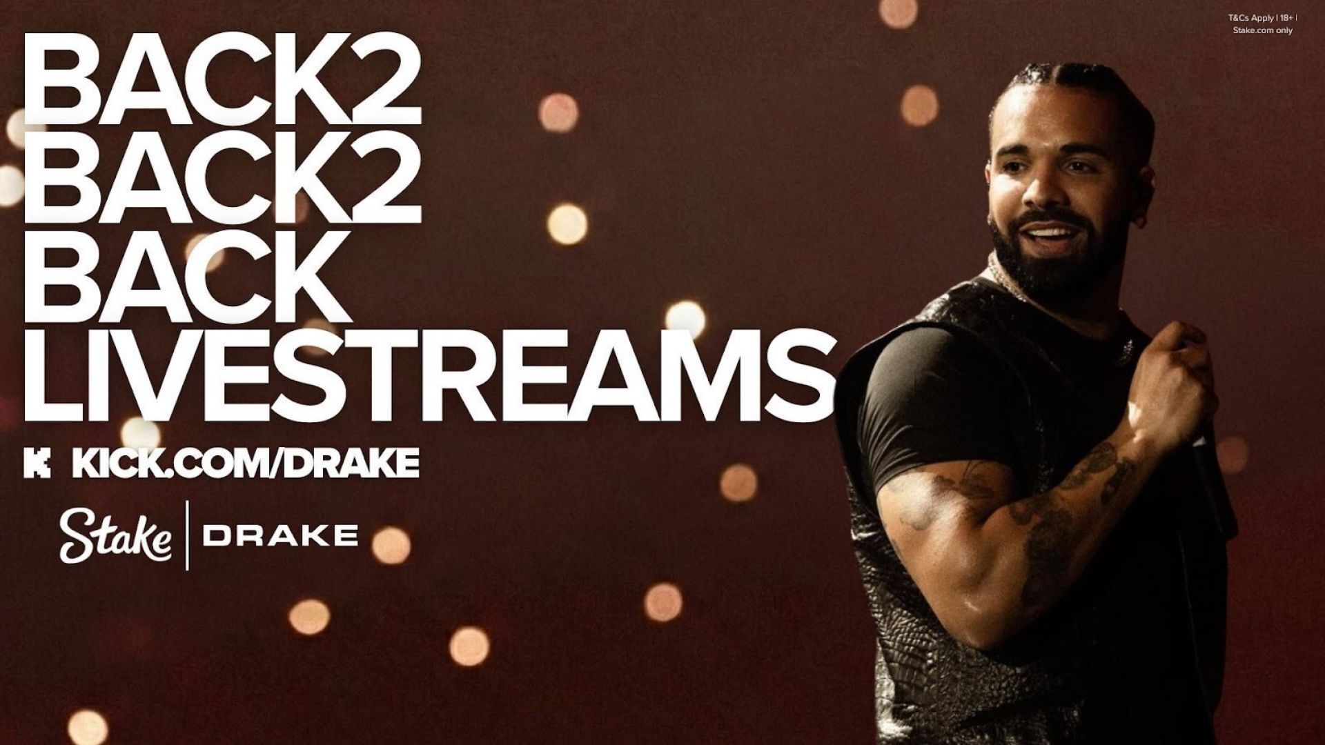 Drake Returns to Kick for Massive Stake.com 'Back to Back to Back ...