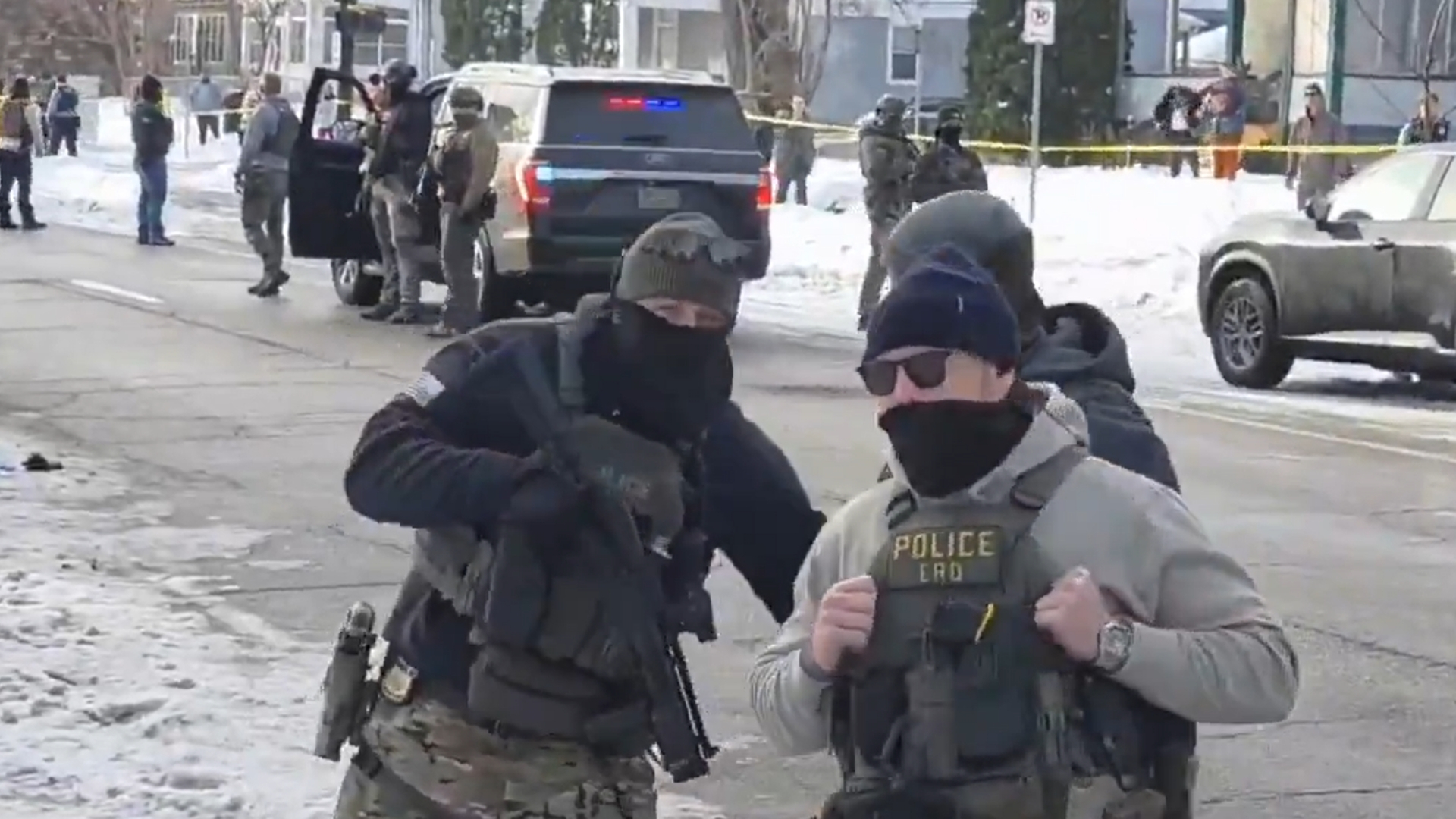 ICE Agents Filmed Cheering and Giving Each Other Pats on the Back While ...