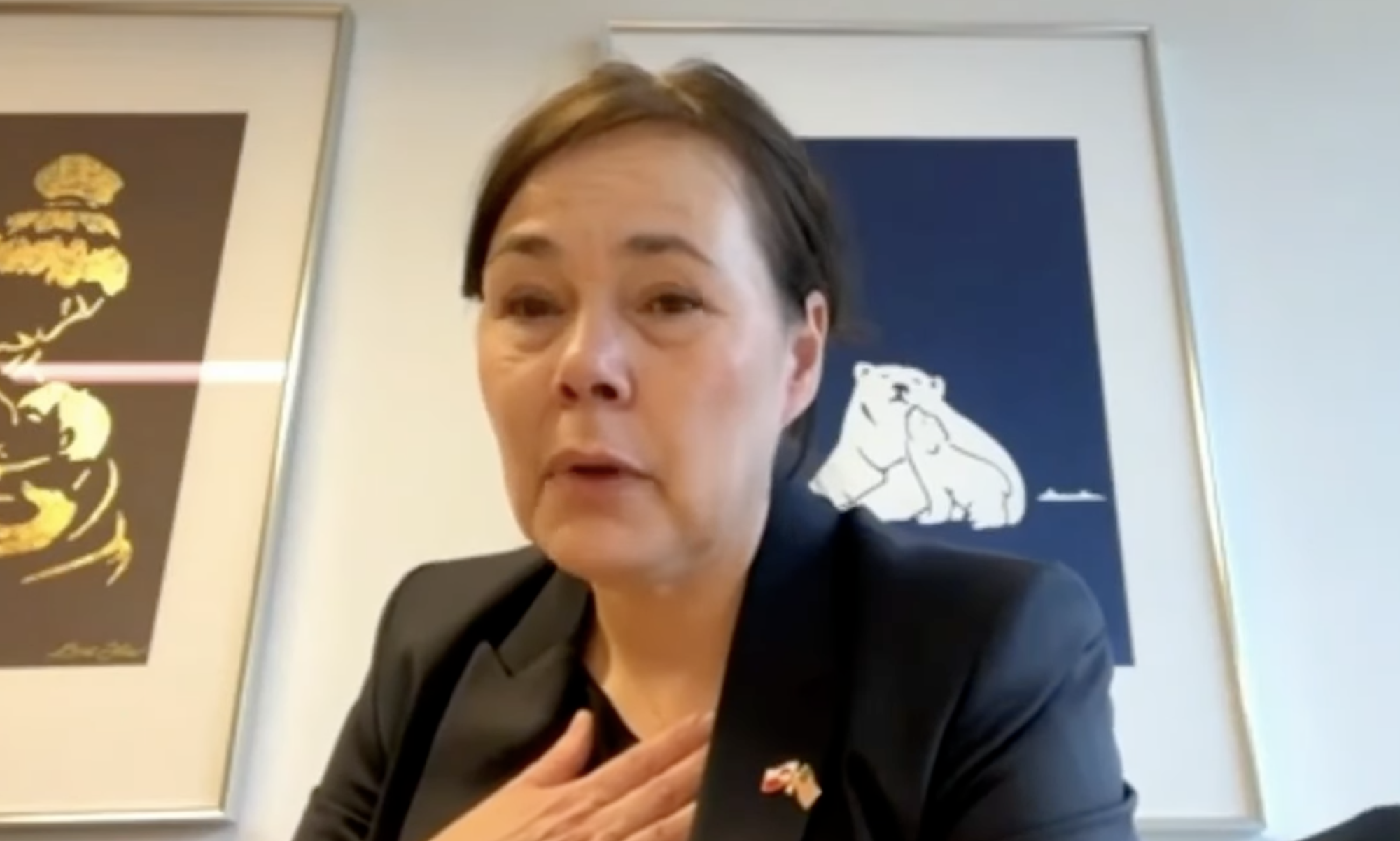 Greenland Foreign Minister Vivian Motzfeldt 'Overwhelmed' and Almost to ...