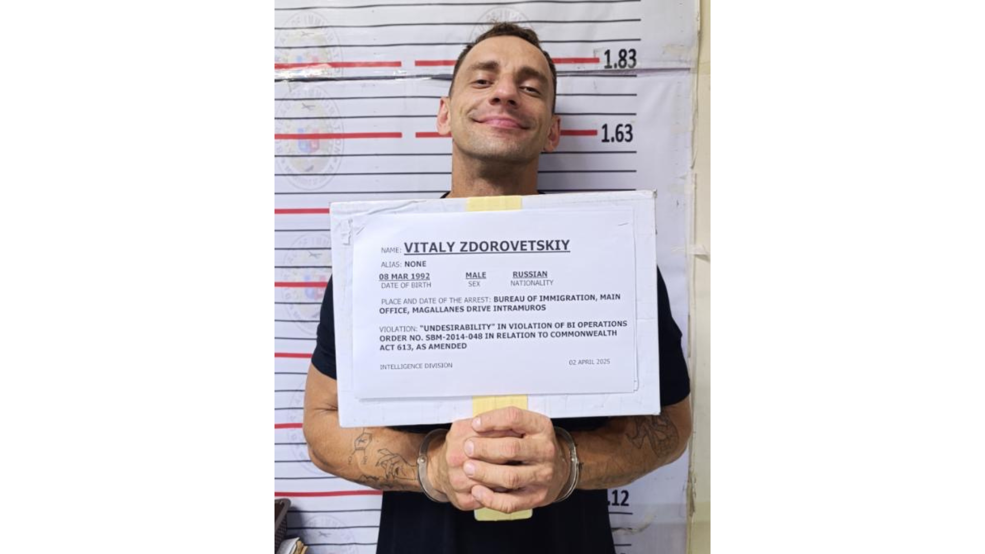 Vitaly Claims He Filmed His Entire Prison Sentence on a Phone, Says ...